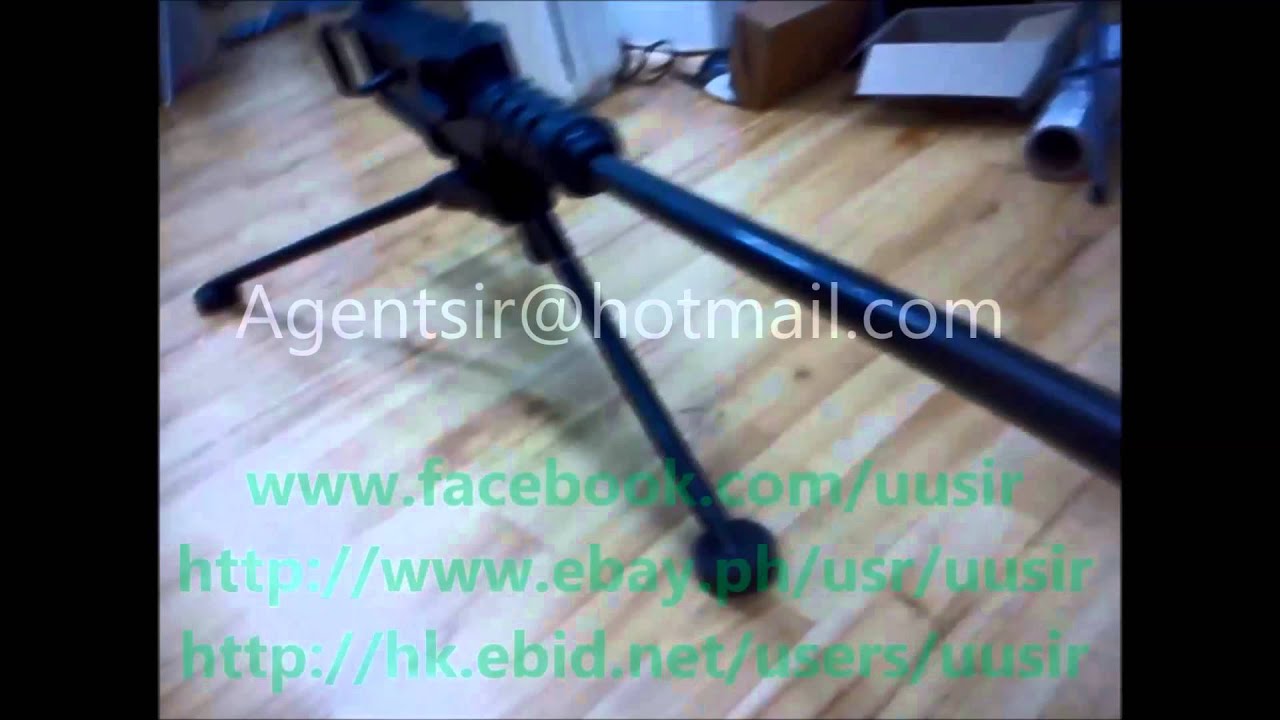 M2 Browning dummy prop - YouTube