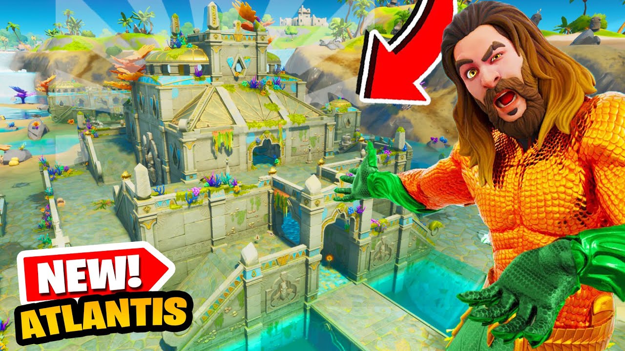 *NEW* ATLANTIS LOCATION in Fortnite (SECRETS,MAP CHANGES,AND MORE ...