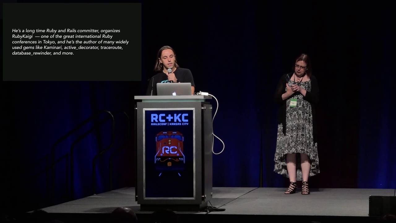 RailsConf 2016 - Ruby Hero Awards - YouTube