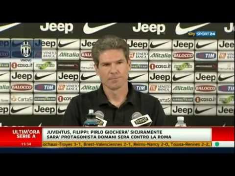Conferenza Claudio Filippi pre Juventus Roma - YouTube