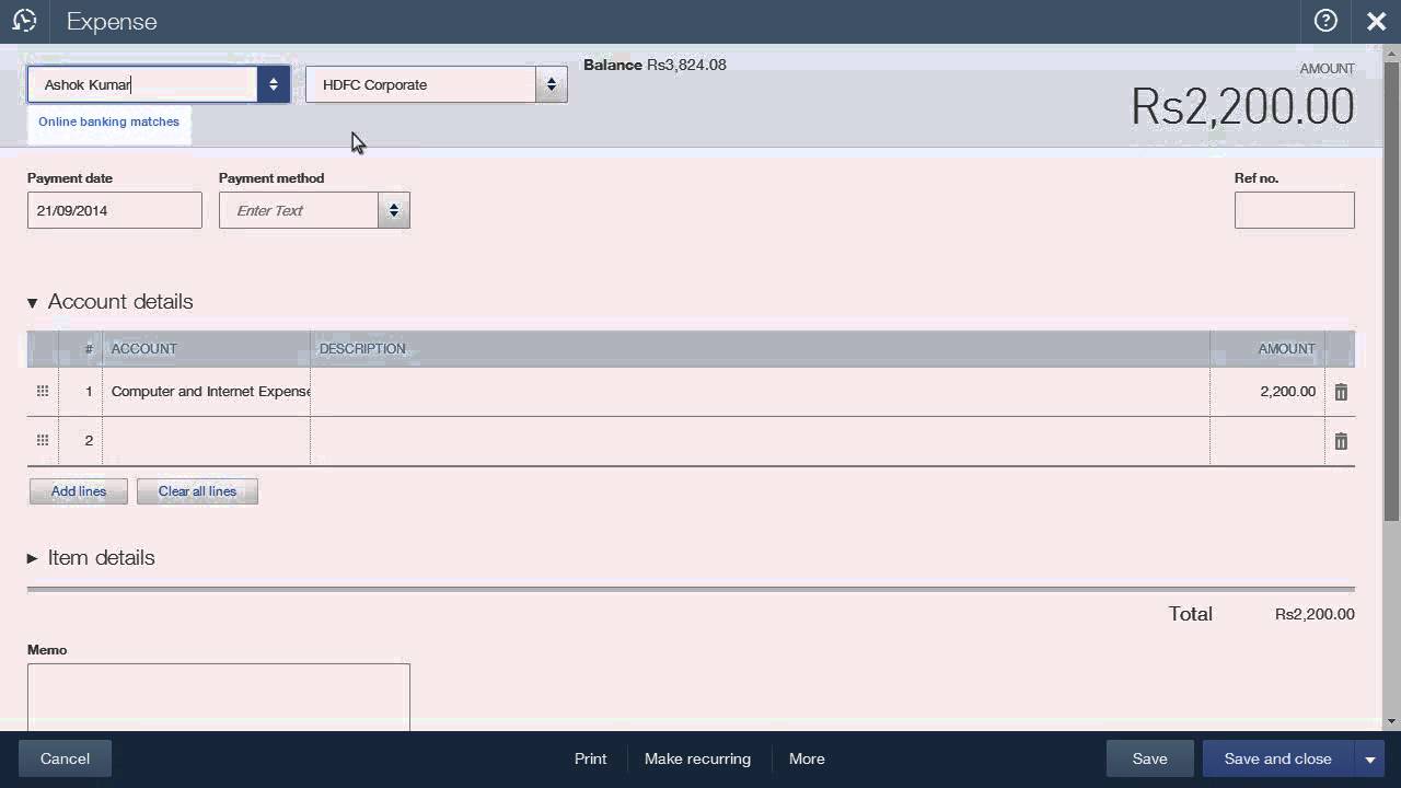 Work with downloaded bank transactions in QuickBooks - YouTube