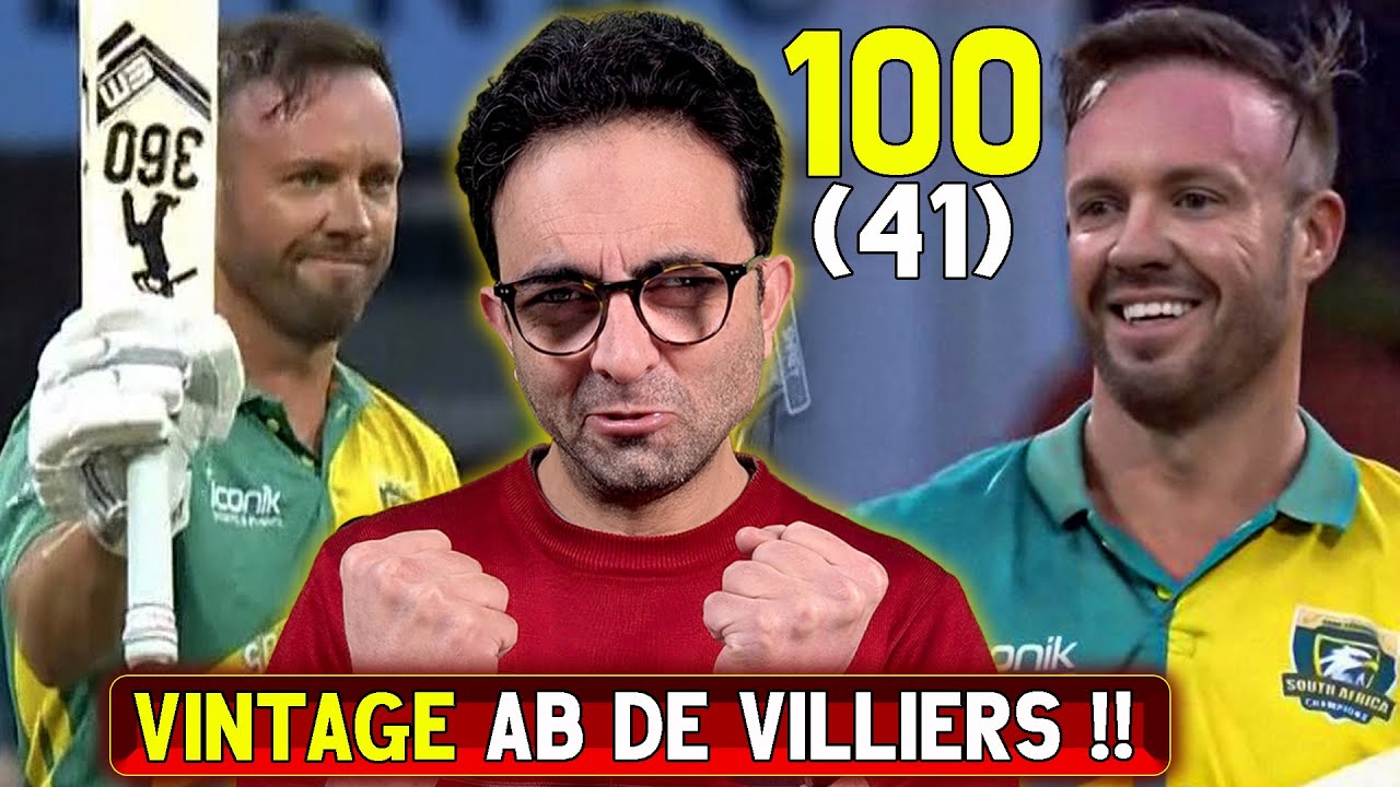 41-ball Hundred for the Mr. 360 AB de Villiers in WCL 2025 💯🔥 - YouTube