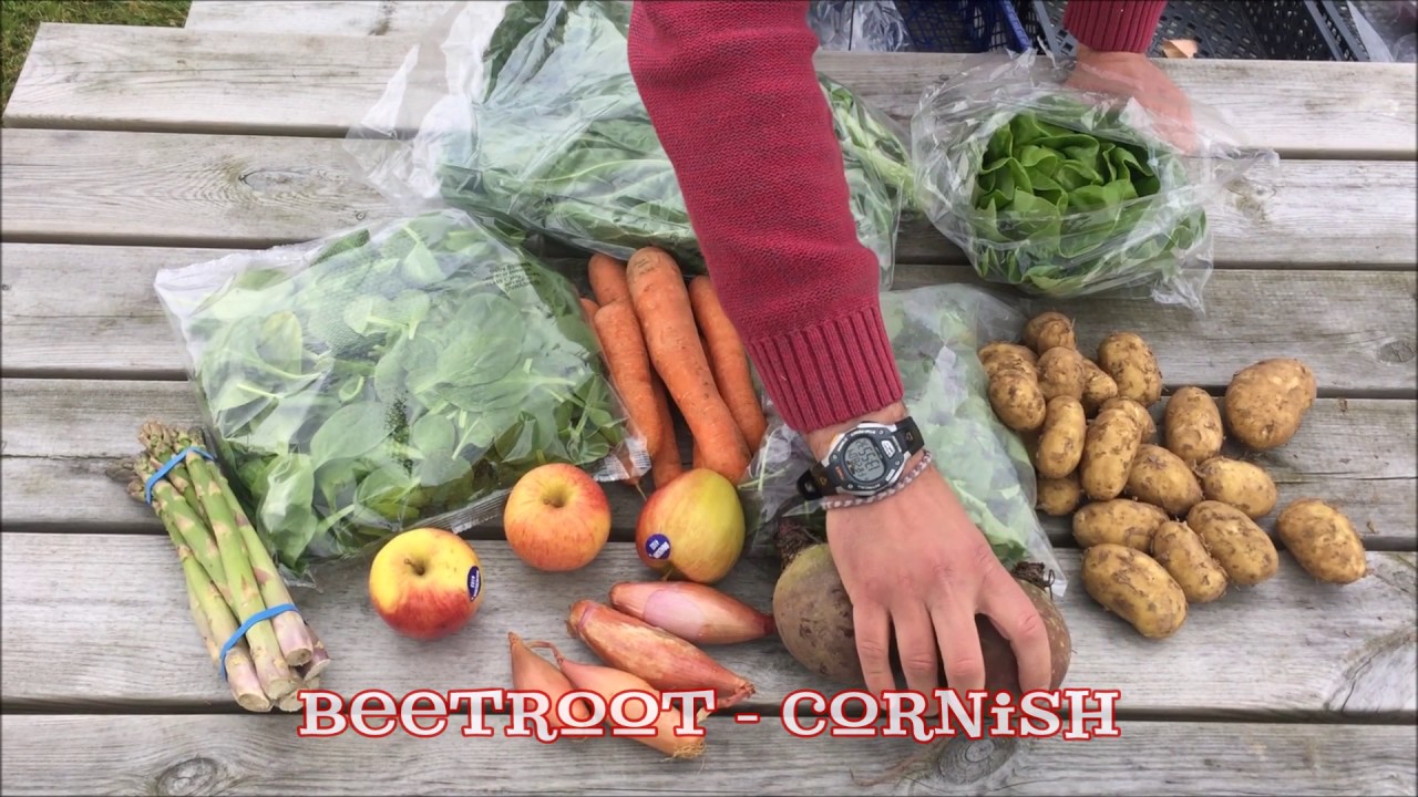 Real Food Box Seasonal Fruit and Veg Boxes week of 1st May 2017 - YouTube