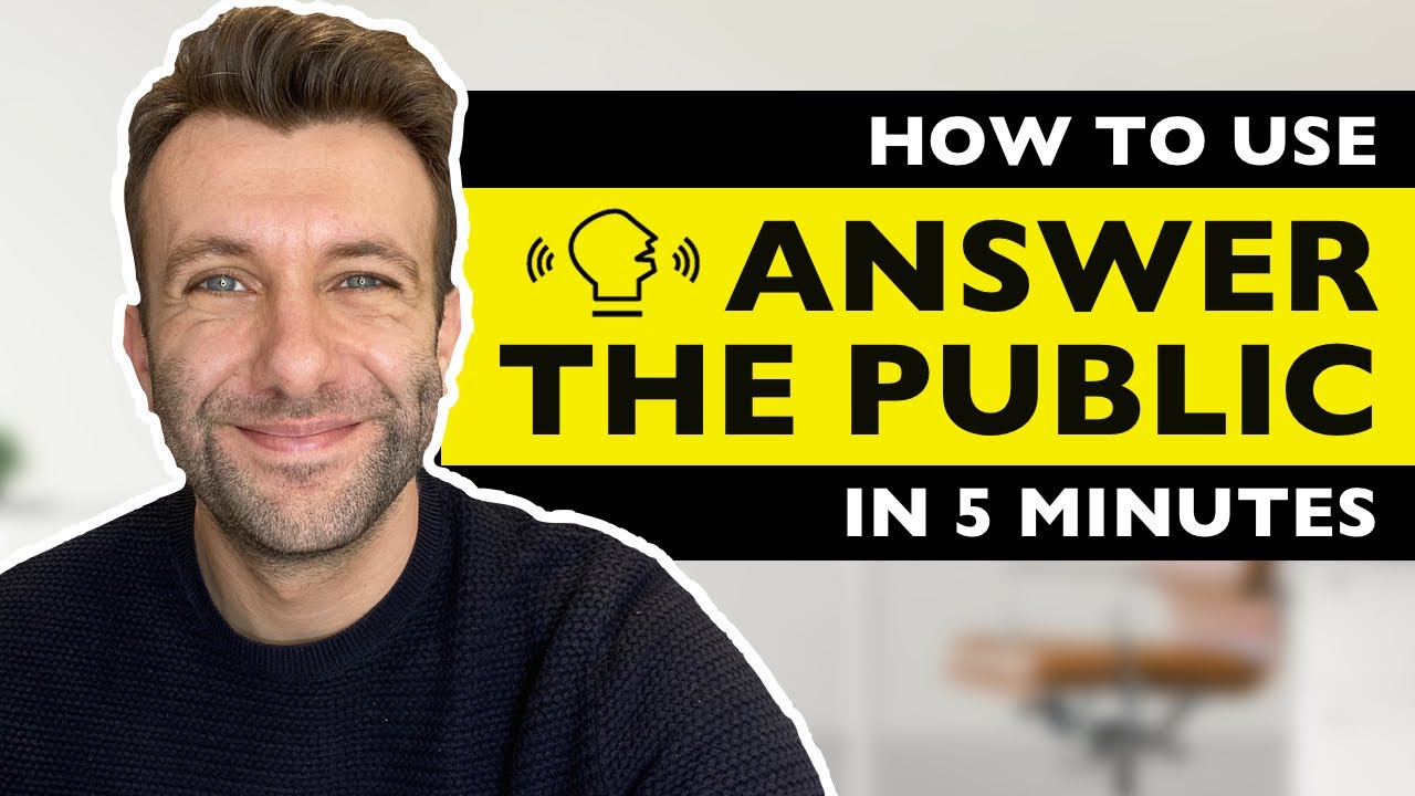 How To Use Answer The Public Tutorial - YouTube