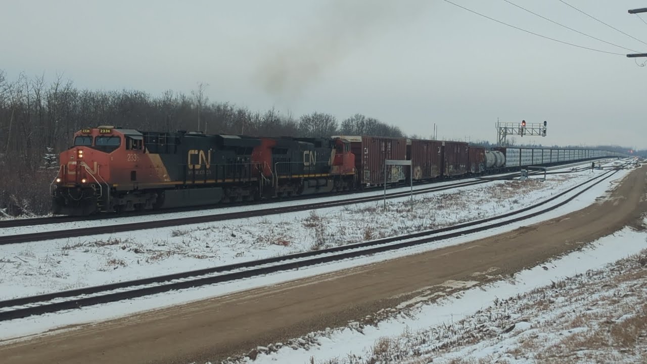 cn 2336 | watrous sub | EX IC equipment trailing - YouTube