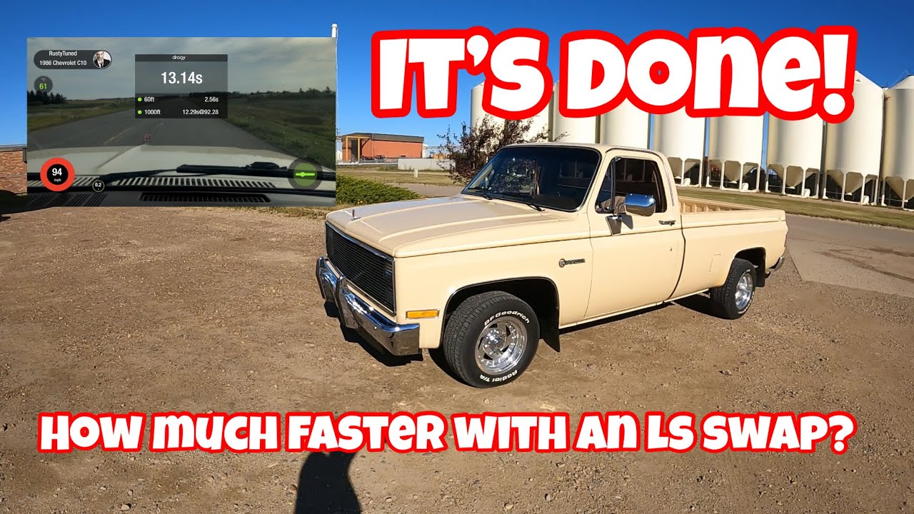 HOW FAST IS IT NOW? The Original 86 LS Swap is done! (Dragy Test) - YouTube