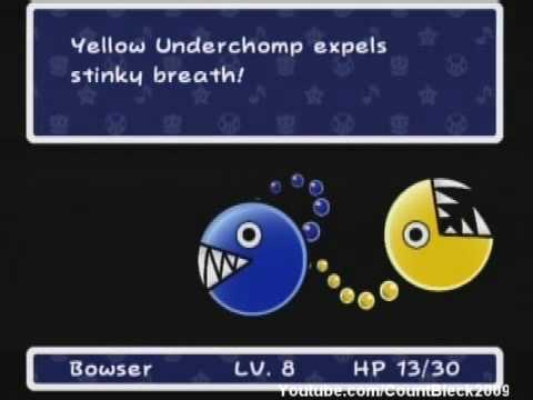 Super Paper Mario RPG Style Battle: Underchomp - YouTube
