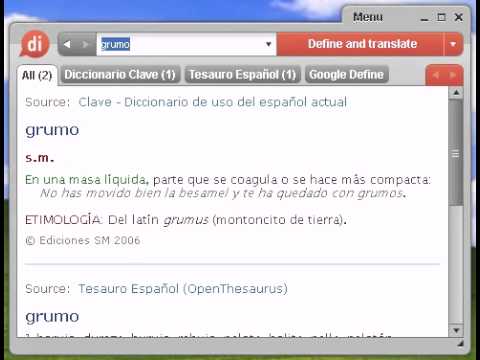 Definición de grumo - YouTube