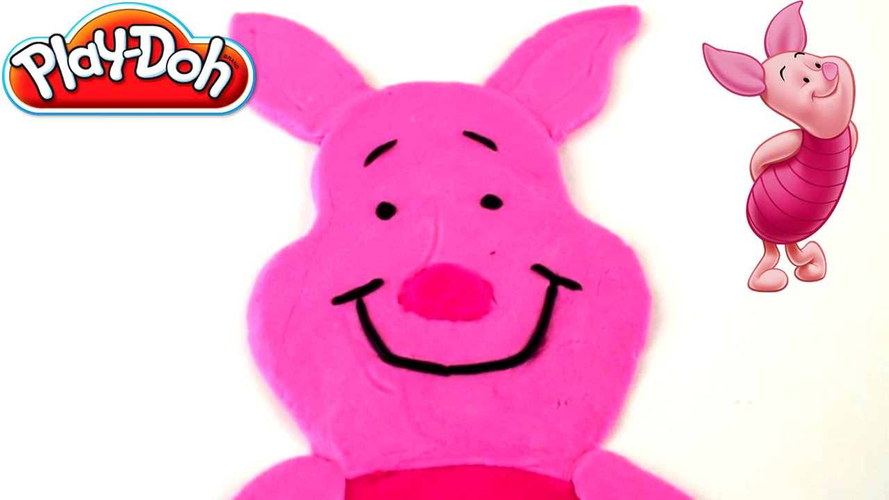 ♥ Play Doh Piglet Disney Winnie the Pooh and Friends Playdough Disney ...