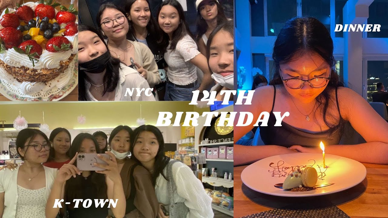 14th birthday vlog~friends and family - YouTube