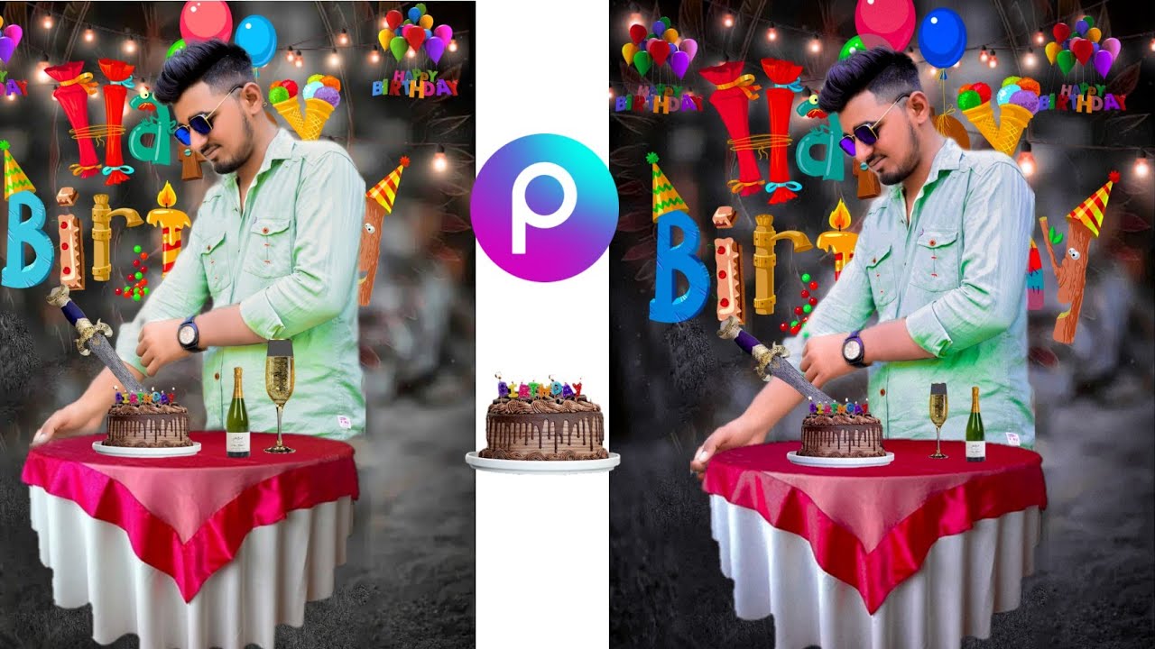 How to Edit Birthday Photo|Birthday Photo Editing For Instagram ...