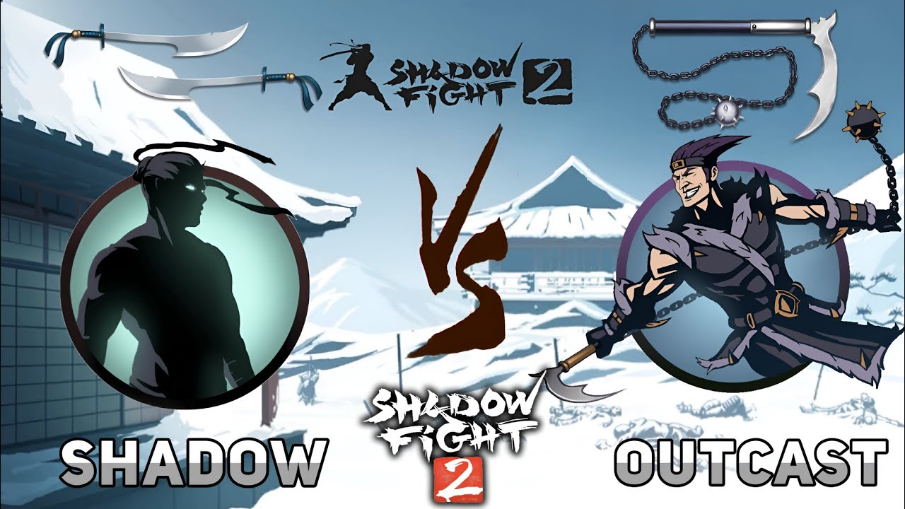 Shadow VS Outcast || Shadow Fight 2 || Gameplay|| Act 5 || ItZ ShadoW EditoR|| Android Gameplay ...
