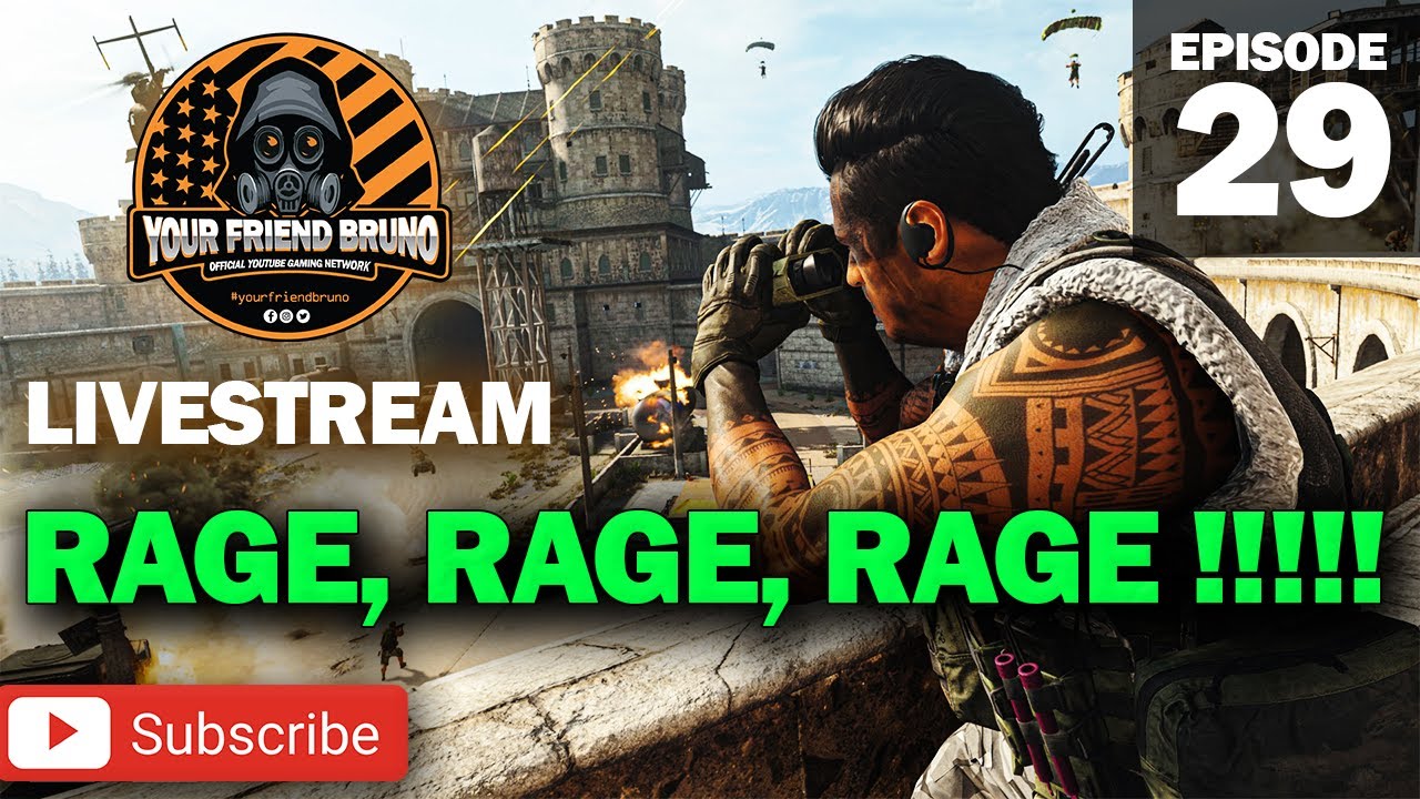 EPISODE 29: RAGE RAGE RAGE! CALL OF DUTY WARZONE: LIVE STREAM - YouTube