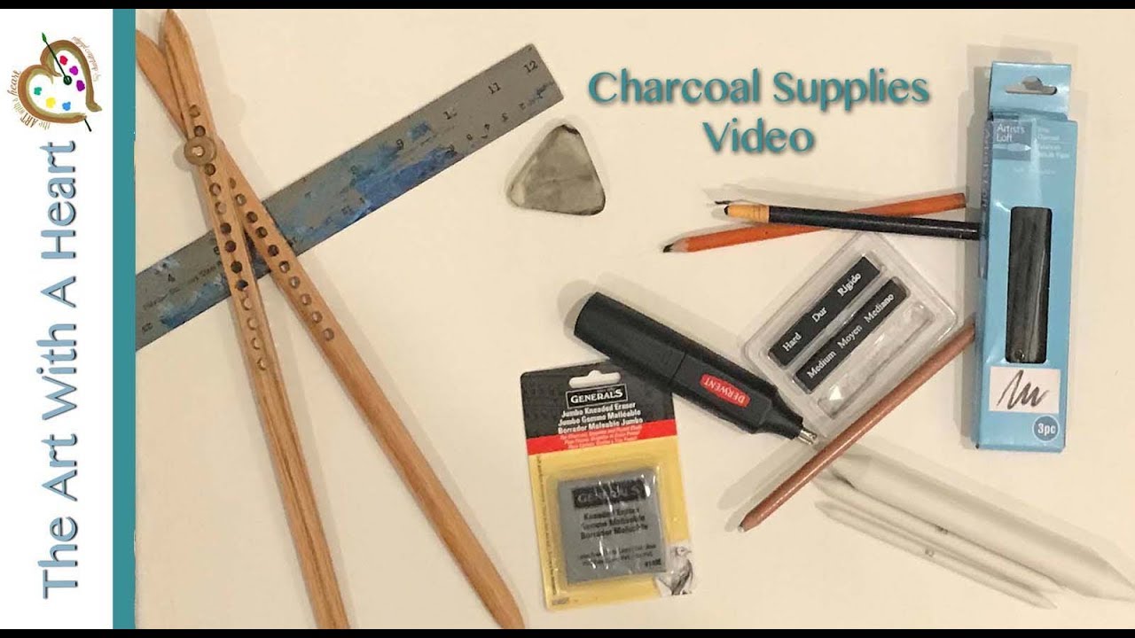 Charcoal Drawing Basics Materials : Art Supplies for Charcoal Drawing ...