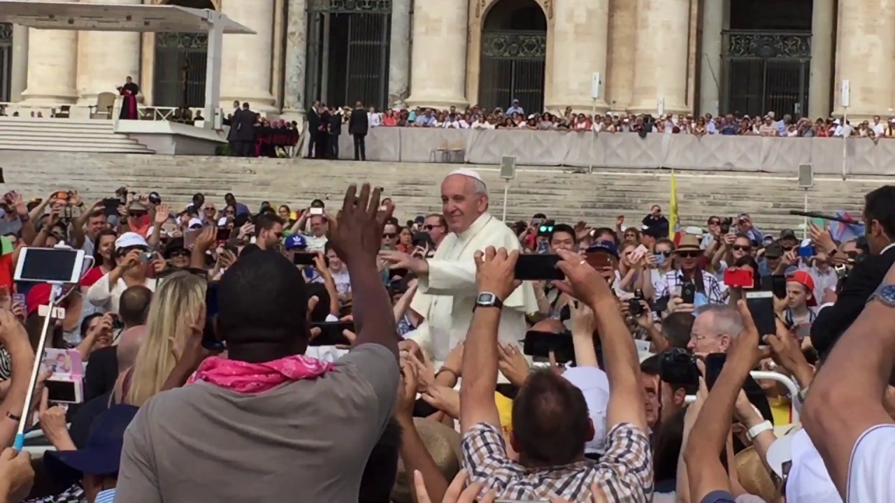 Papal Audience with Pope Francis at the Vatican - YouTube