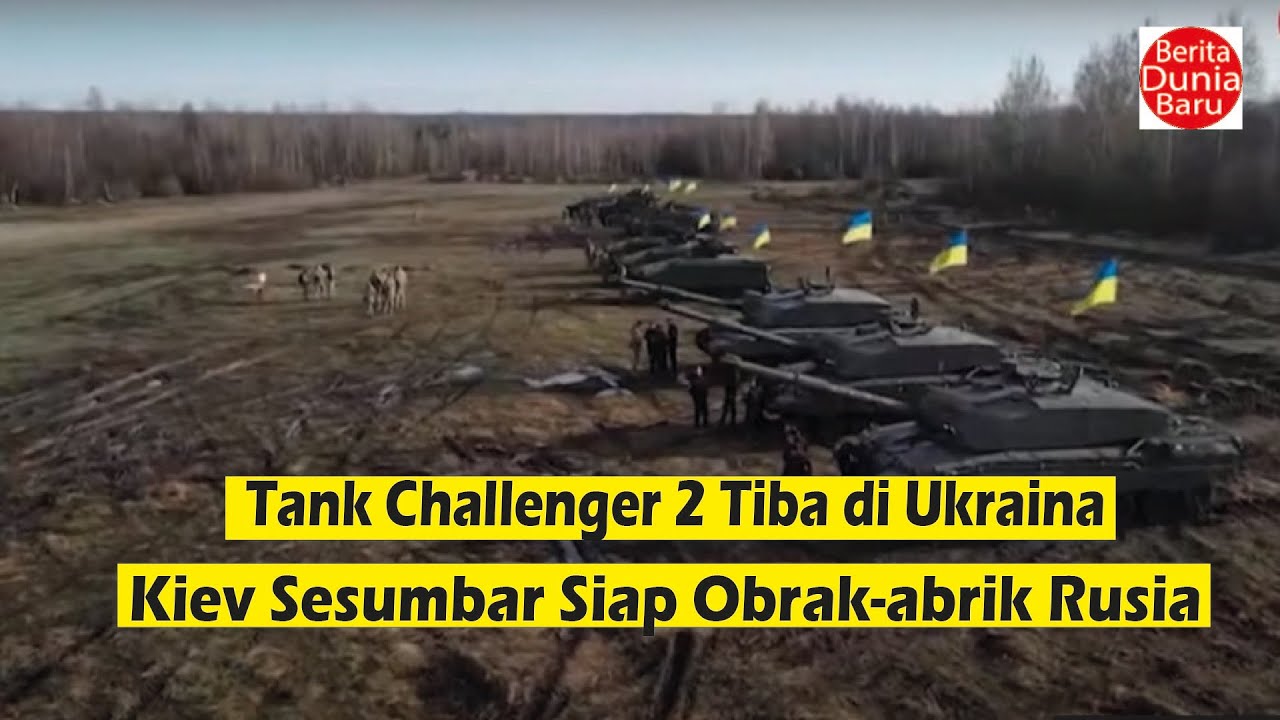 Tank Challenger 2 dari Inggris Tiba di Ukraina, Kiev Siap Obrak-abrik ...