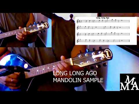 Long Long Ago Mandolin- Sample Lesson - YouTube