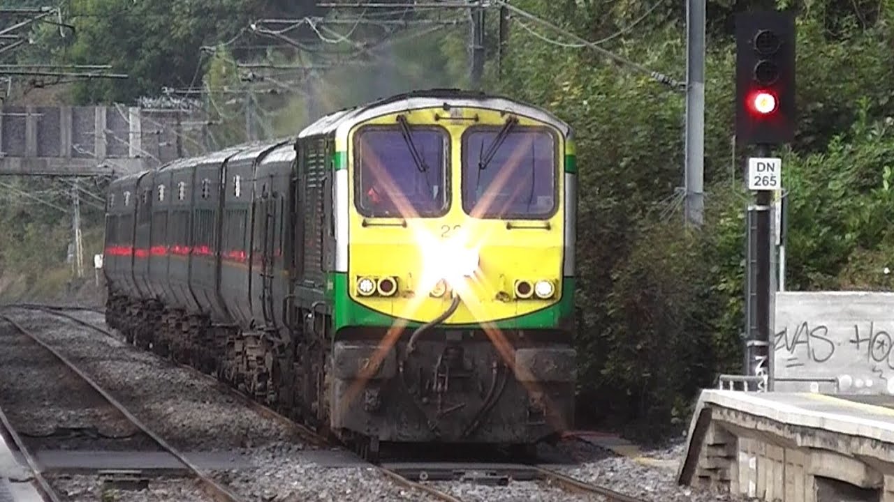 IE 201 Class Locomotive 227 + Enterprise 9004 - Raheny, Dublin - YouTube