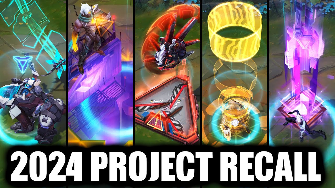 All PROJECT Skins Recall Animations 2024 (League of Legends) - YouTube