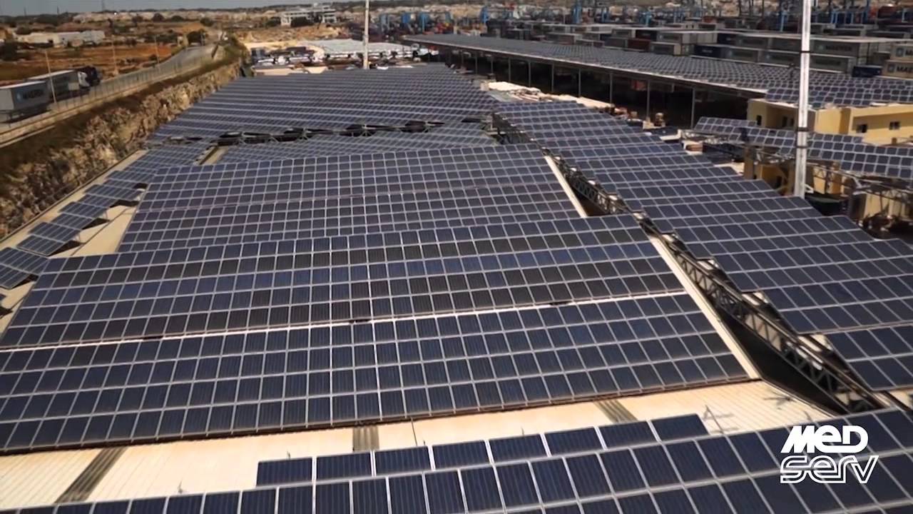Malta`s first Solar Farm at Medserv Malta - YouTube