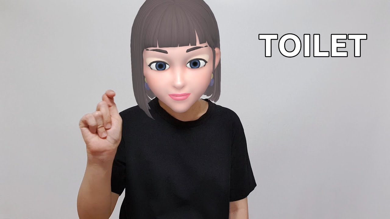 American Sign Language (ASL) Vocabulary Lesson: Toilet - YouTube