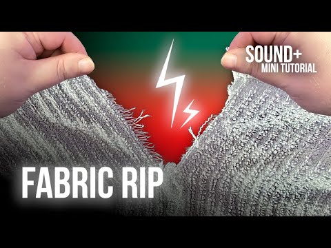 Cloth / Fabric Rip - Sound Effect - YouTube