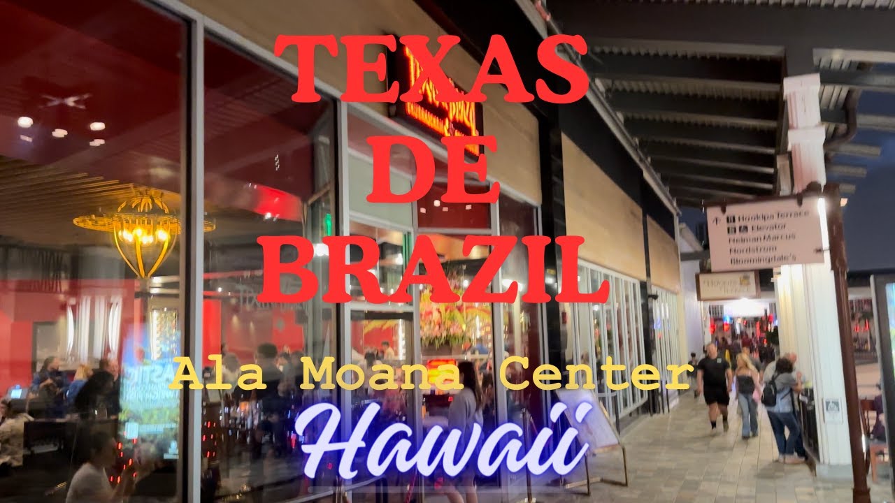 TEXAS de BRAZIL Steakhouse Unforgettable Dining Evening | Hawaii - YouTube