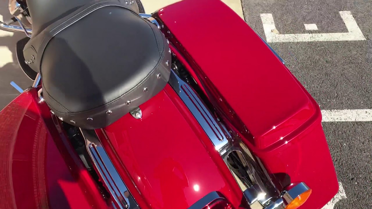 2020 Harley-Davidson Road King in Billiard Red - YouTube