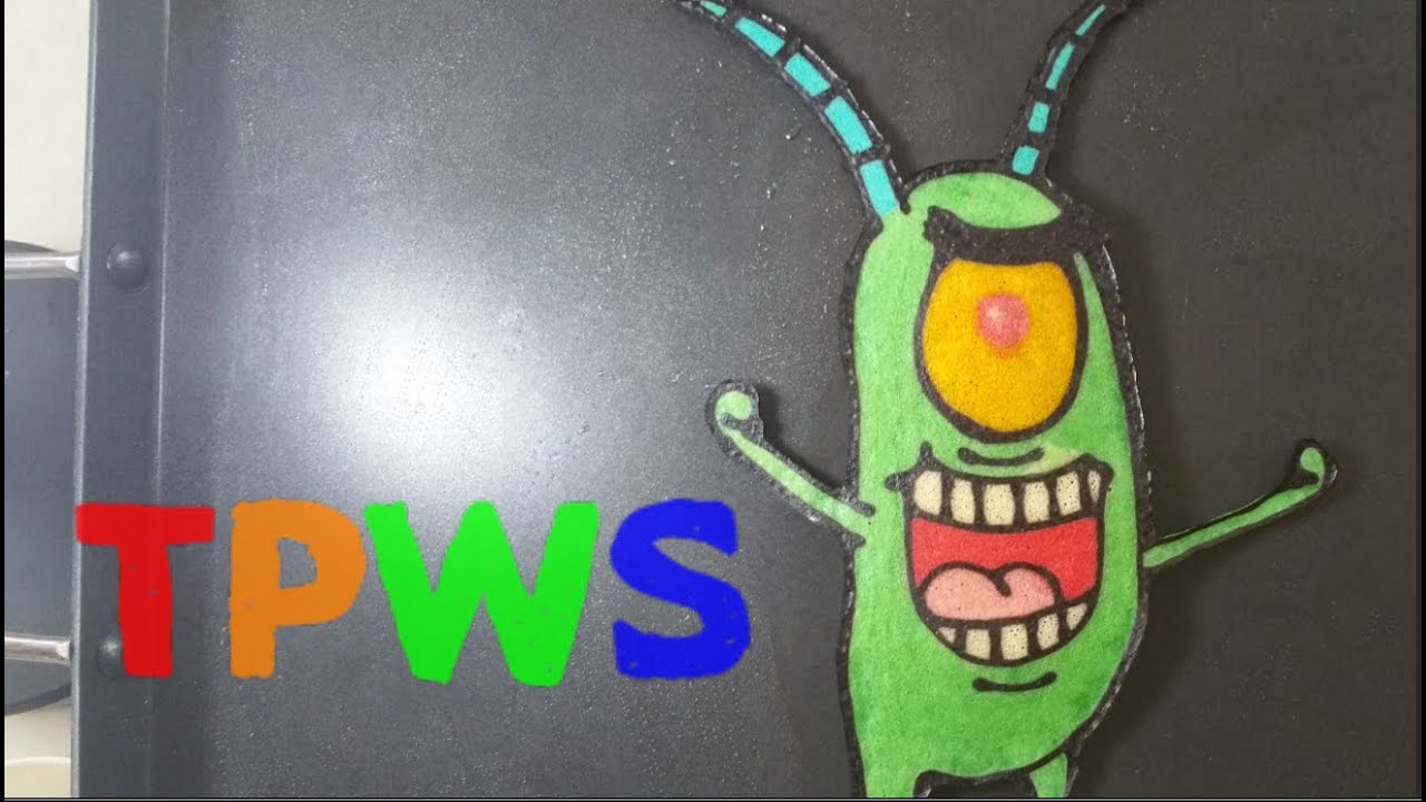 Pancake ART - Plankton (Spongebob Cartoon) - YouTube