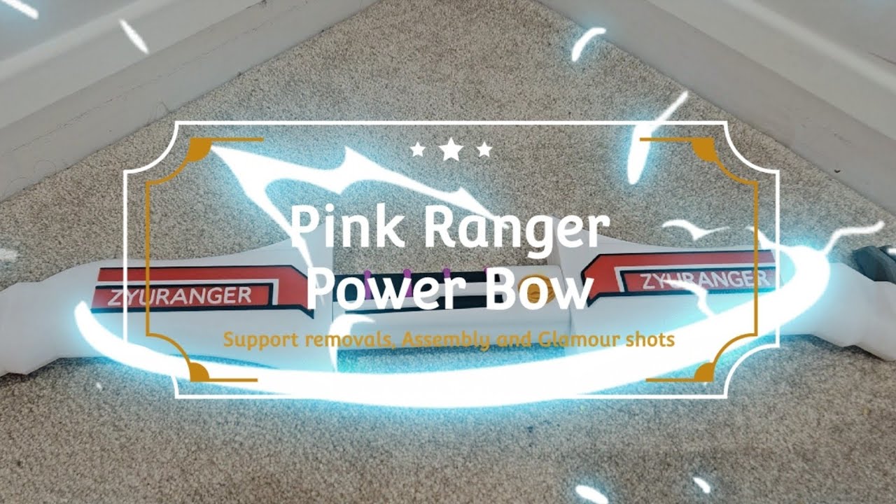 3D Printed Pink Ranger Power Bow - YouTube