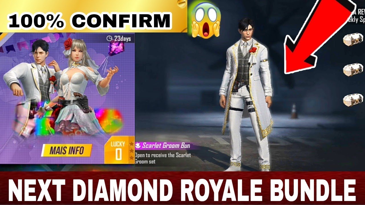 FREE FIRE NEW DIAMOND ROYALE / UPCOMING DIAMOND ROYALE BUNDLE FREE FIRE ...