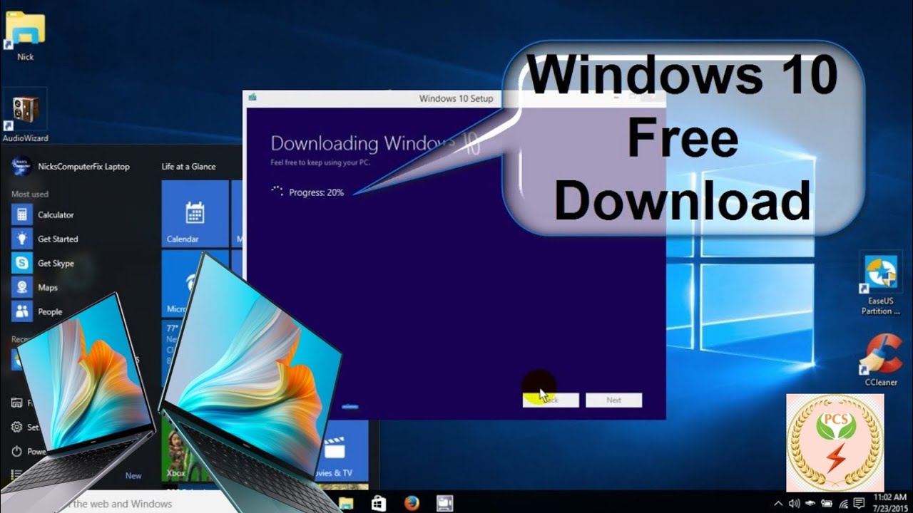 Windows 10 ISO Image Download Microsoft official website download PCS ...