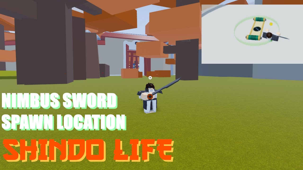 NIMBUS SWORD (CLEAVER SWORD) LOCATION/SHOWCASE | SHINDO LIFE - YouTube