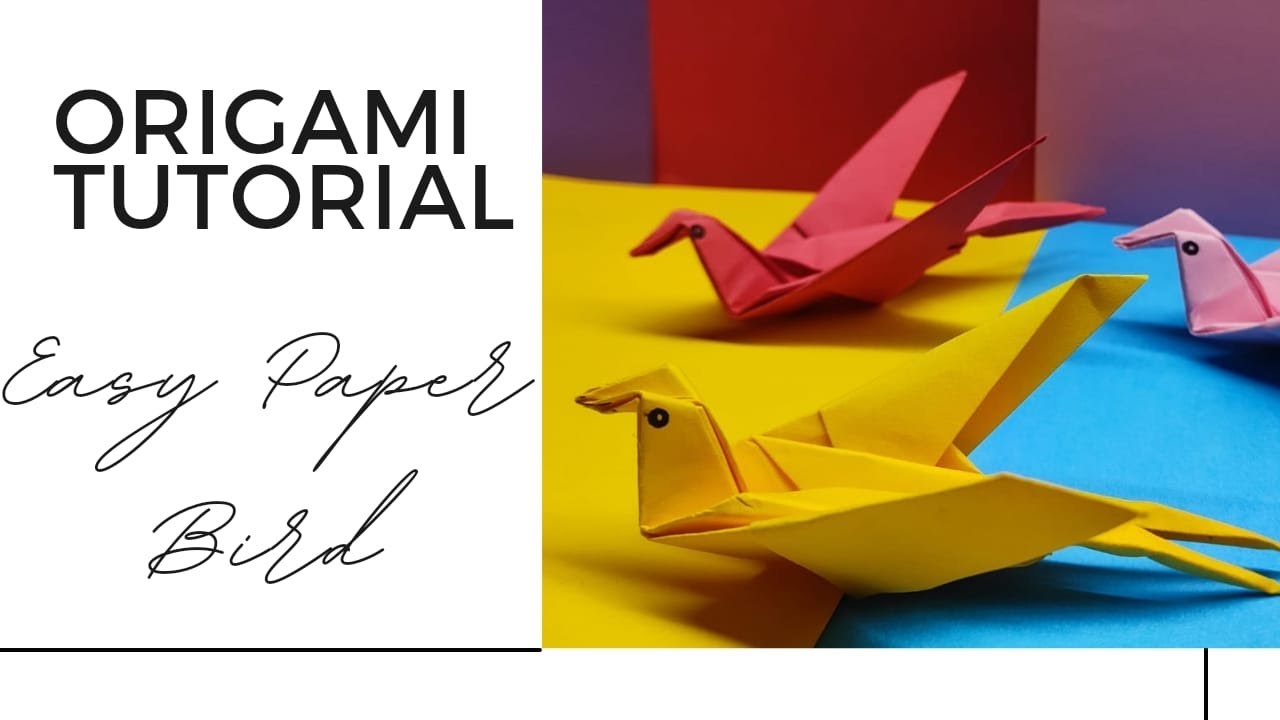 How to make an easy origami bird | Make Easy Paper Bird | DIY Paper ...