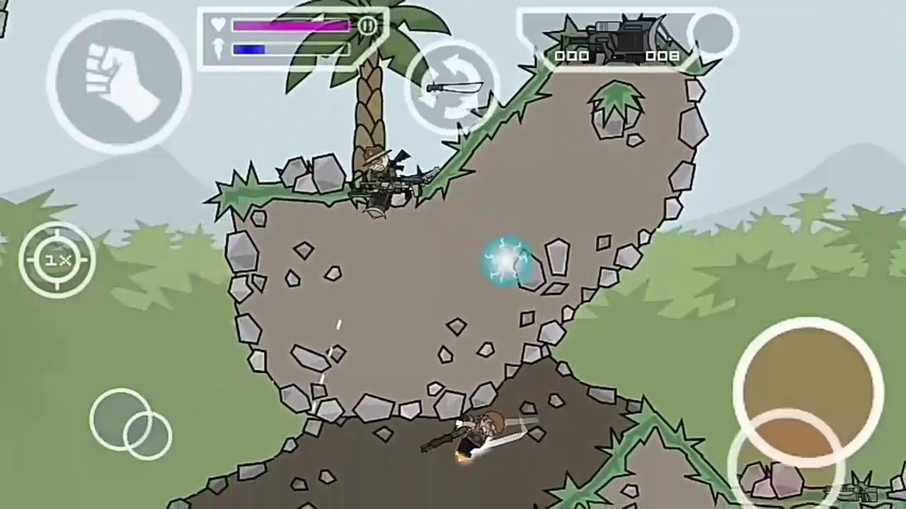 Doodle Army 2: Mini Militia / Pro 1v1 Gameplay / Ft. Meta Ev - YouTube