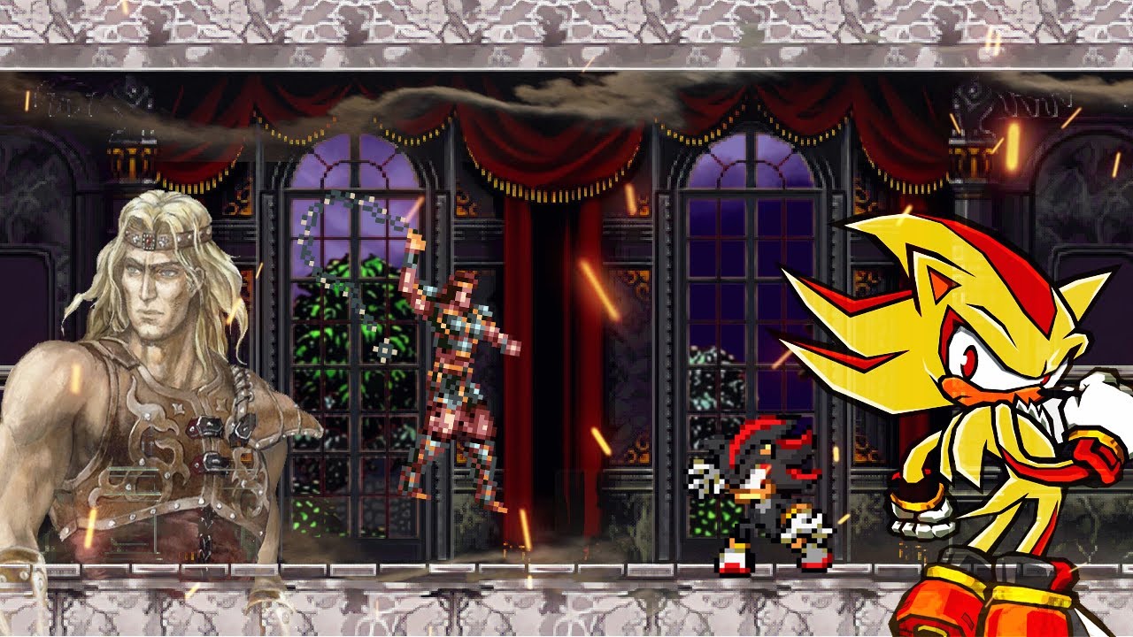 Shadow vs Simon Belmont: Remake - Sprite Animation - YouTube