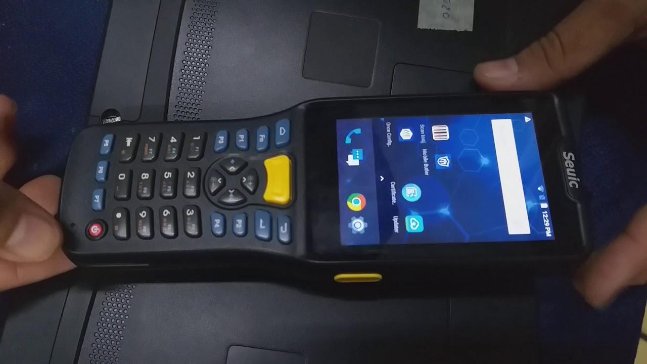 How to. Seuic AUTOID Q7 hand reset - YouTube