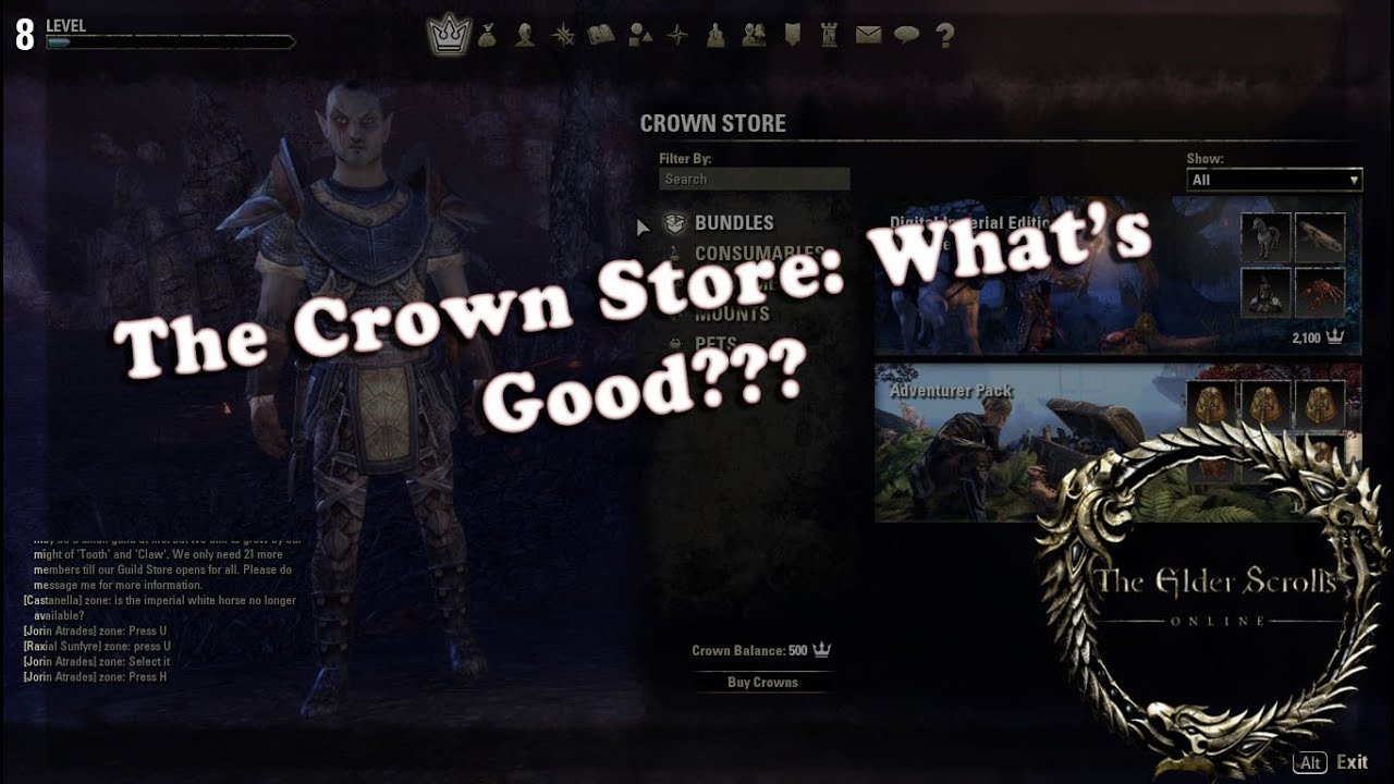 Elder Scrolls Online Crown Store: WHAT'S GOOD??? - YouTube