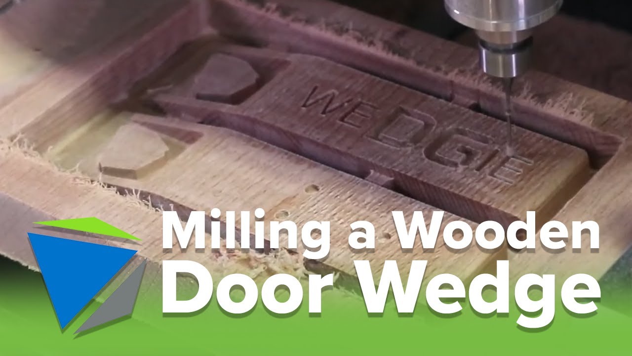 Milling a Wooden Door Wedge with the DGSHAPE MDX | Applications - YouTube