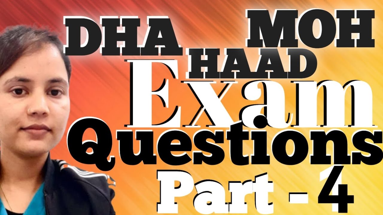 PART 4,DHA HAAD MOH important questions 2023.#dubainurse #abudhabi #dha ...