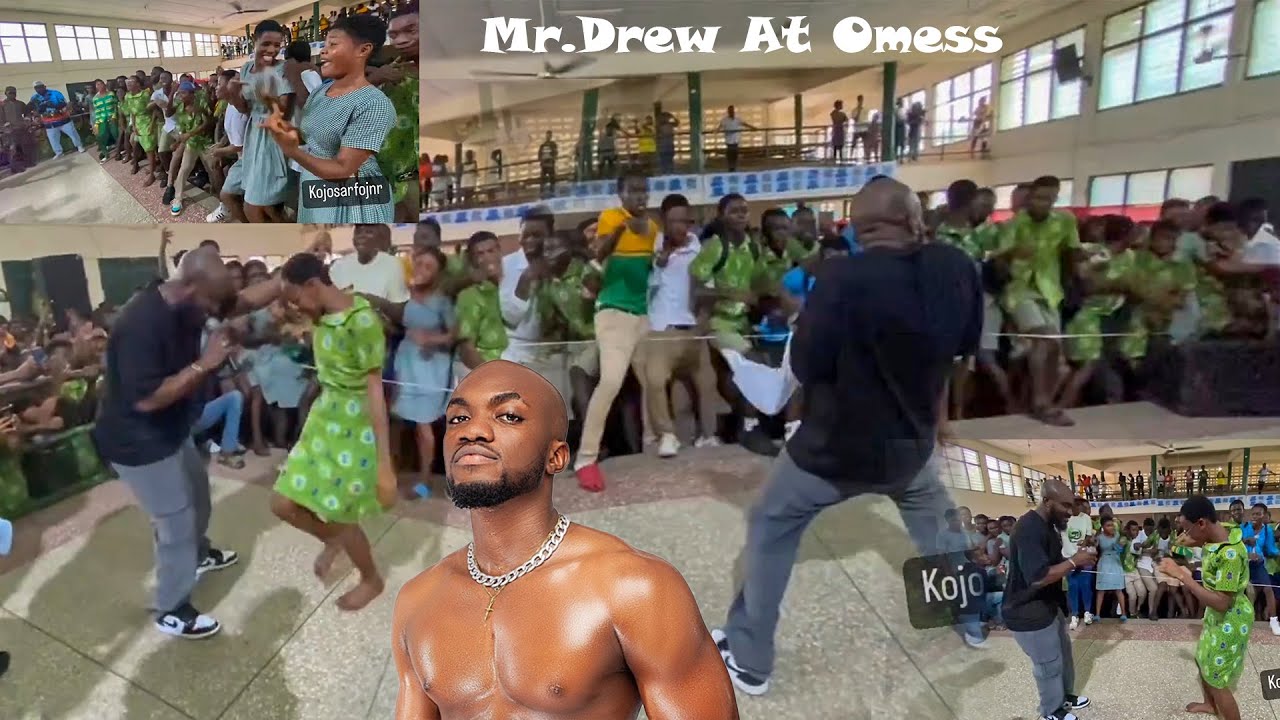 Wow, Student Joined Mr Drew While He Performs At Oyoko Methodist S H S ...