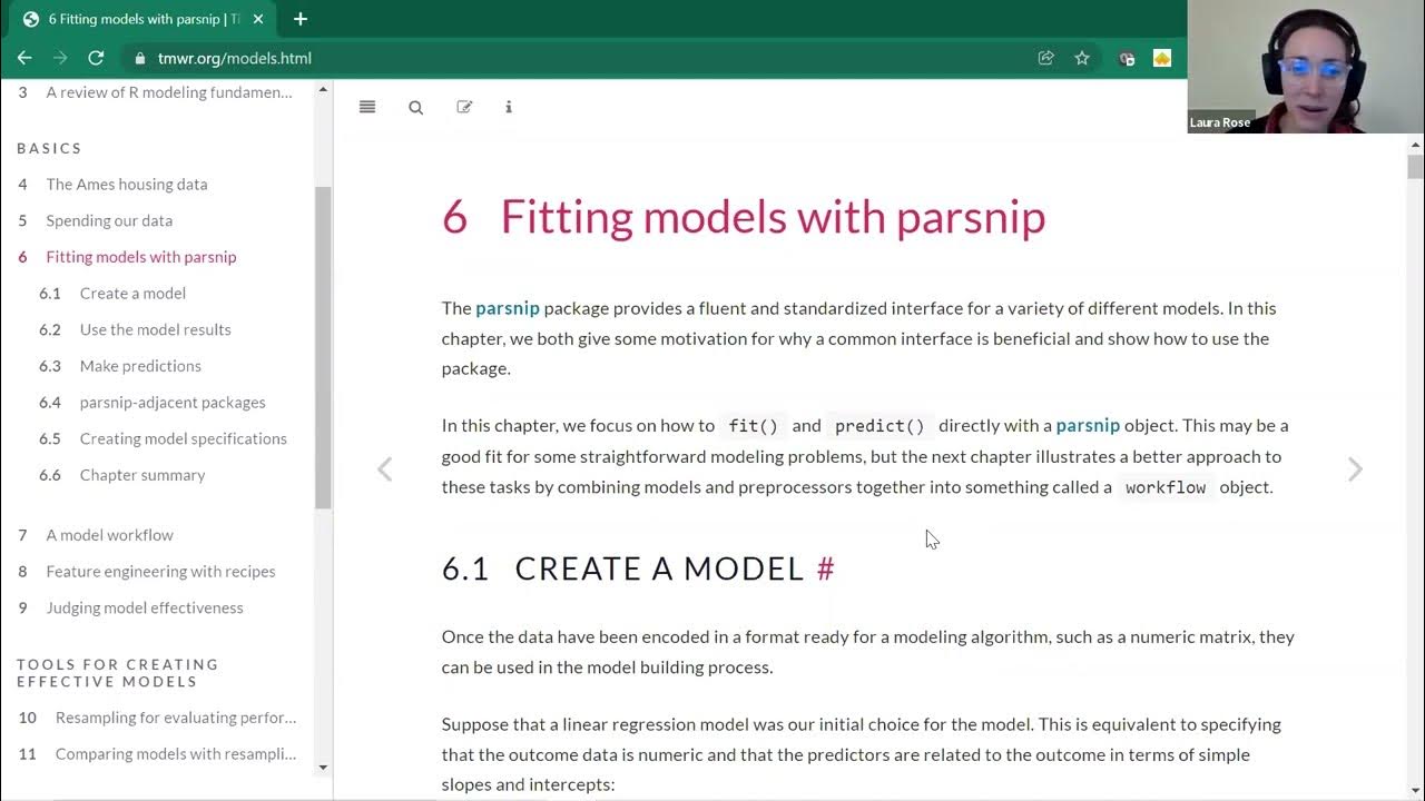 Tidy Modeling with R Book Club: Chapter 6 (2022-01-28) (tmwr04) - YouTube