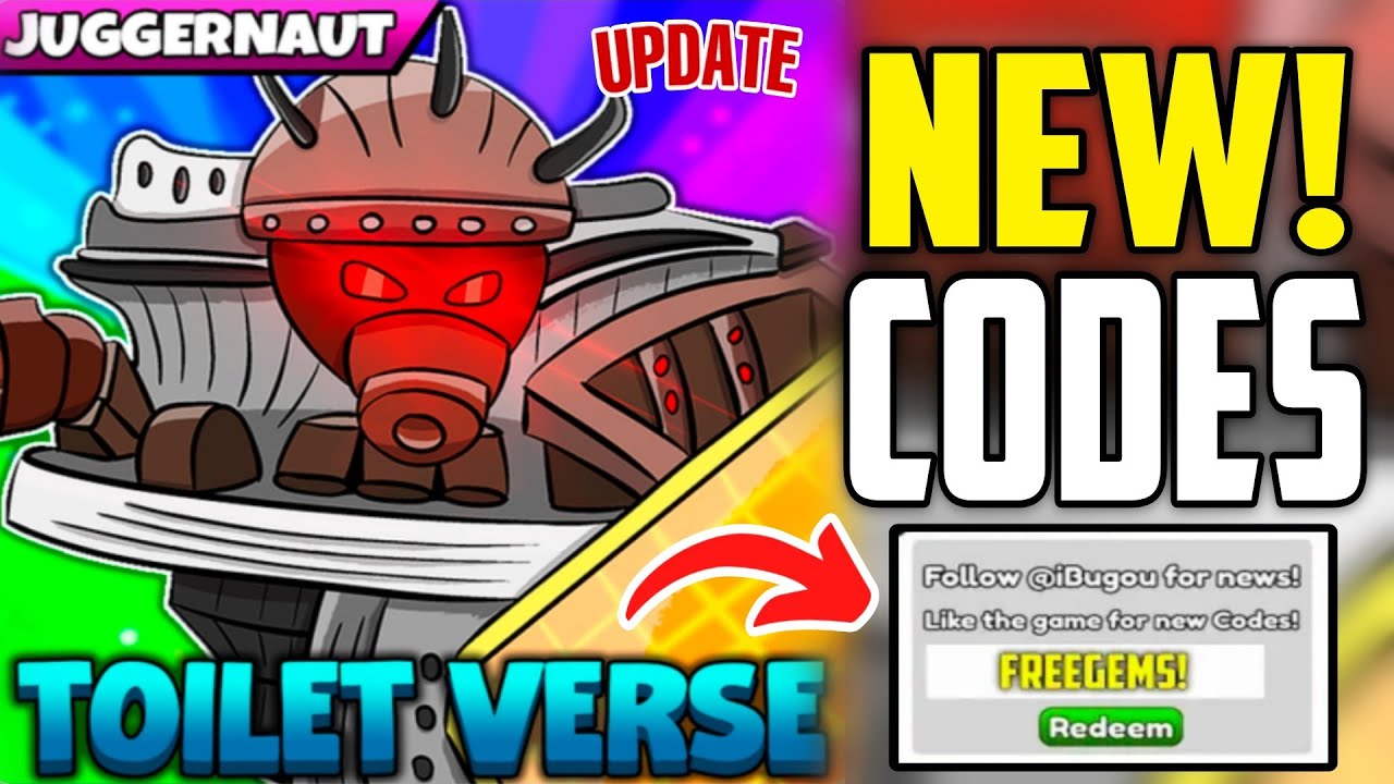 ⚠️UPDATE NEW!!⚠️TOILET VERSE TOWER DEFENSE CODES 2024 - TOILET VERSE ...
