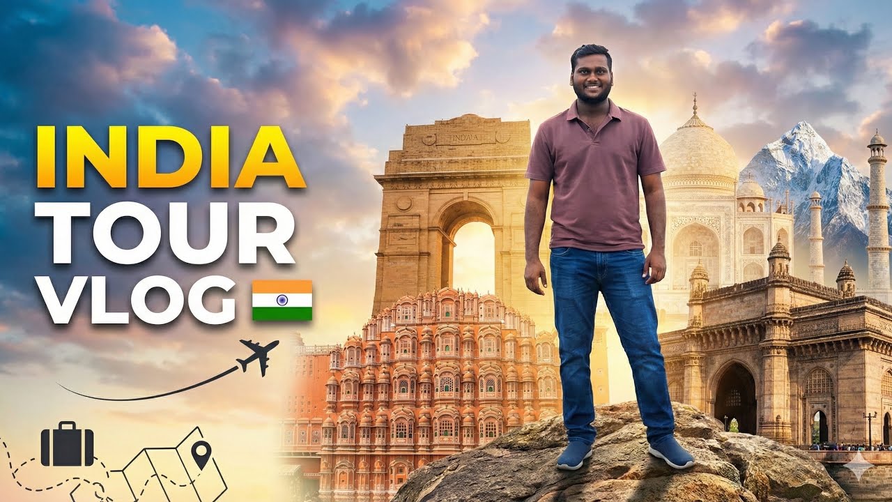 I Started My 🇮🇳 India Tour! | Exploring Beautiful Places of India ...