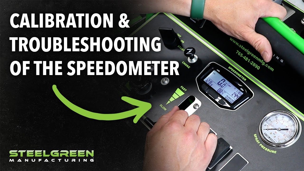 How to Calibrate the Speedometer on a Steel Green & Troubleshooting ...