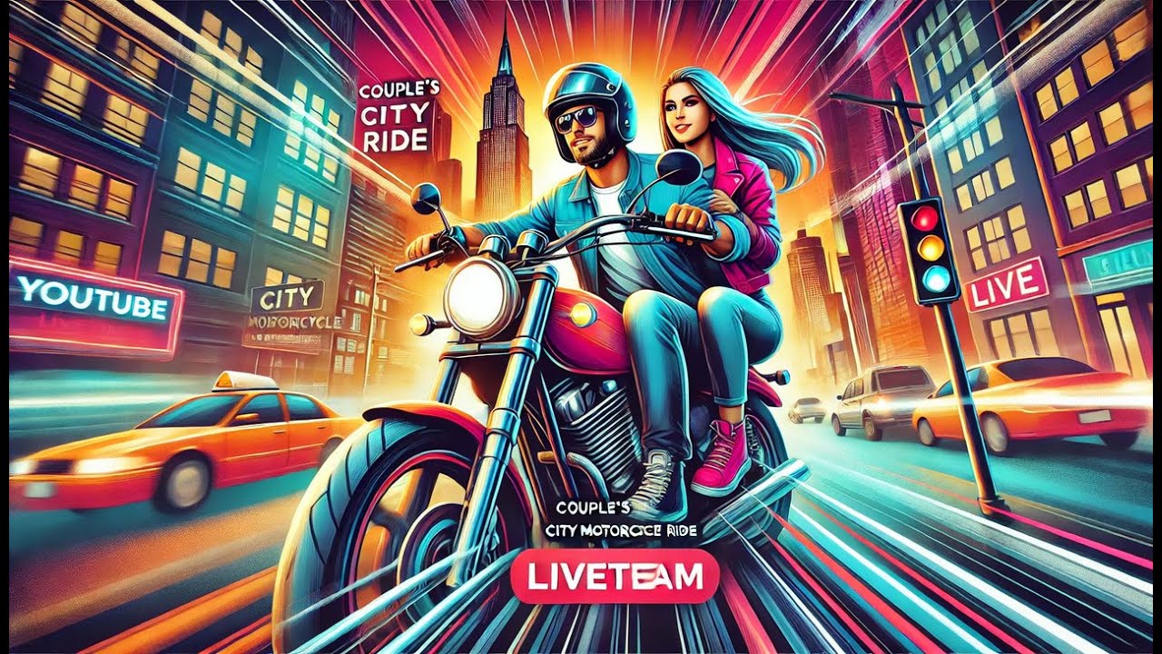 Urban City Ride Live 🌍 | Tiny Planet Motorcycle Adventure Through Busy ...