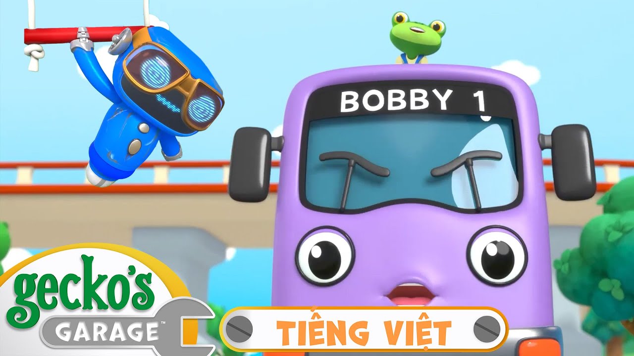 Gecko Trên Xe Buýt | Xe TảI Dành Cho Trẻ Em | Gecko’s Garage Tiếng Việt ...