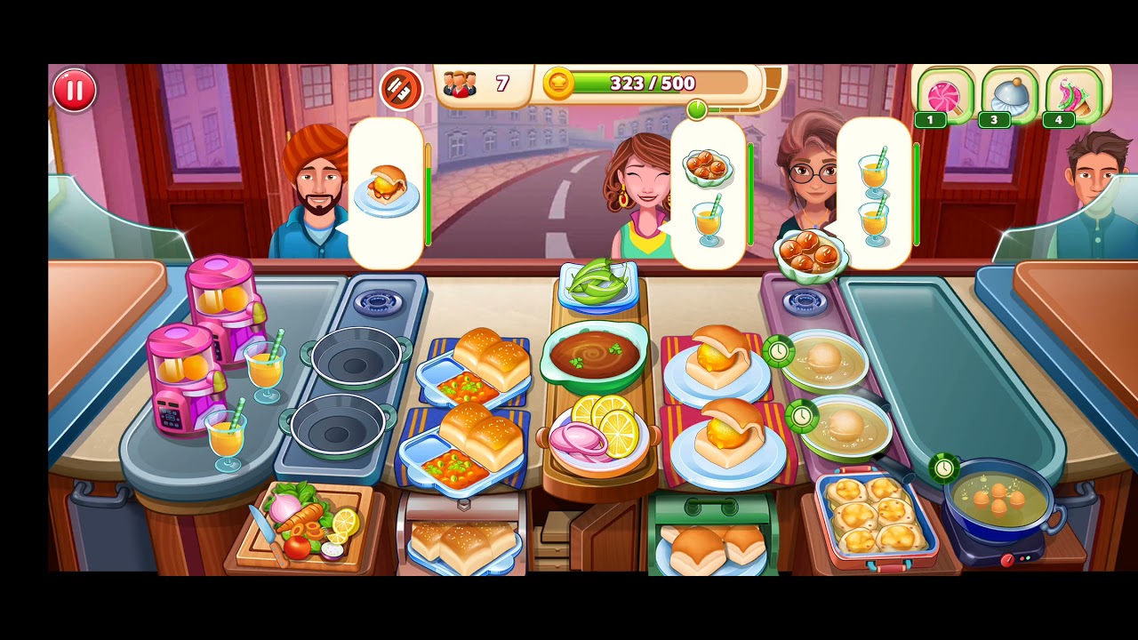 Indian Cooking Star/ Cooking Game/ Pavbhaji Level 26 to 30 - YouTube