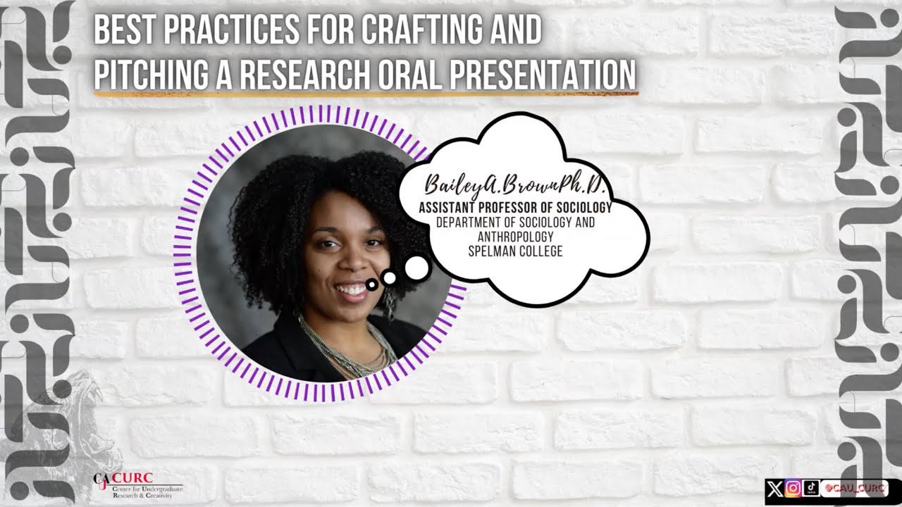 Best Practices for Crafting And Pitching A Research Oral Presentation ...