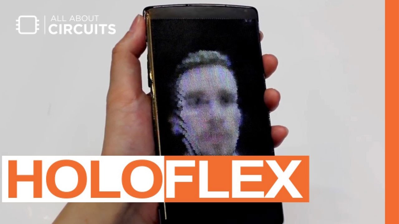 HOLOFLEX - World’s First Holographic Flexible Smartphone - YouTube